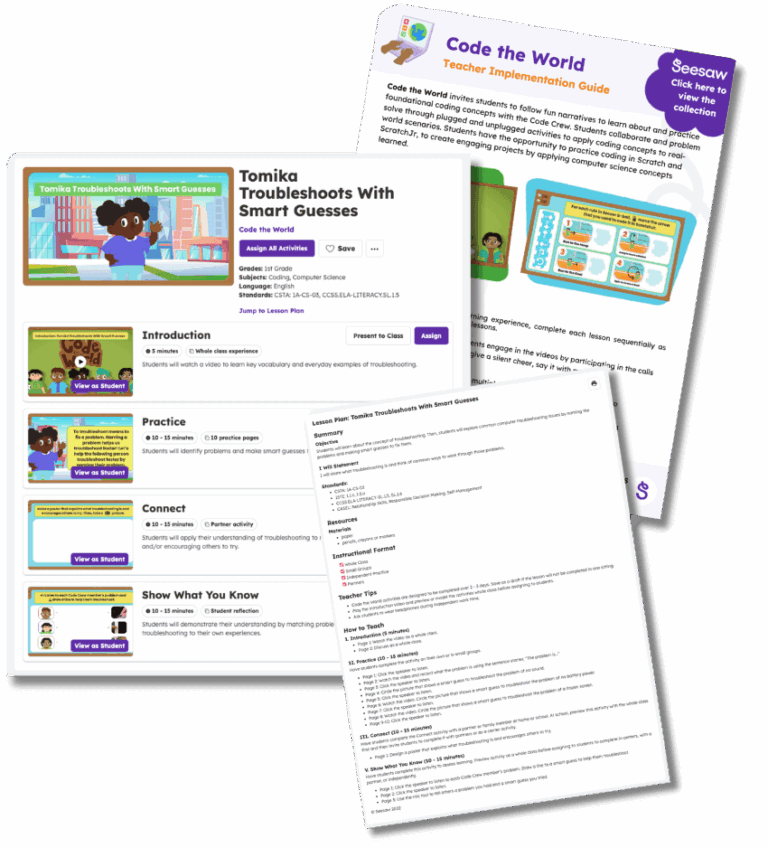 Computer Science for Elementary Students | Seesaw