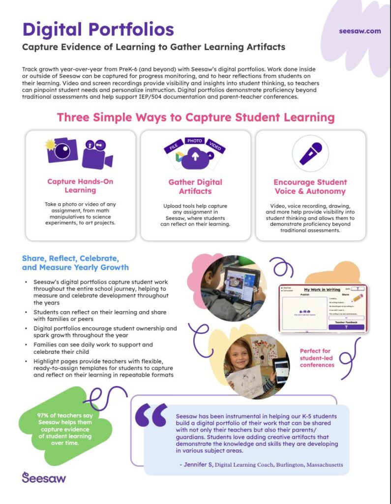 Digital Portfolios for Students | Seesaw