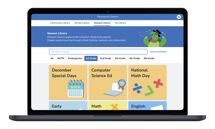 Seesaw app education store