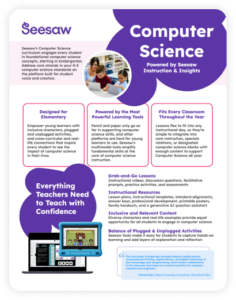 Computer Science for Elementary Students | Seesaw