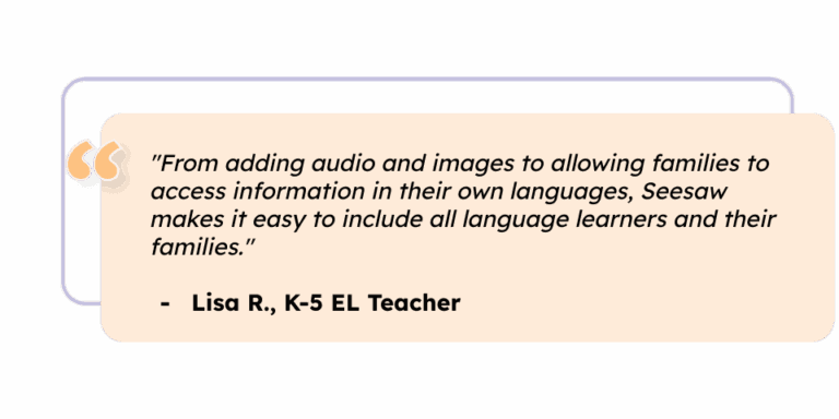 Supporting Multilingual Learners: Seesaw Success Stories - Seesaw | Elementary Learning ...