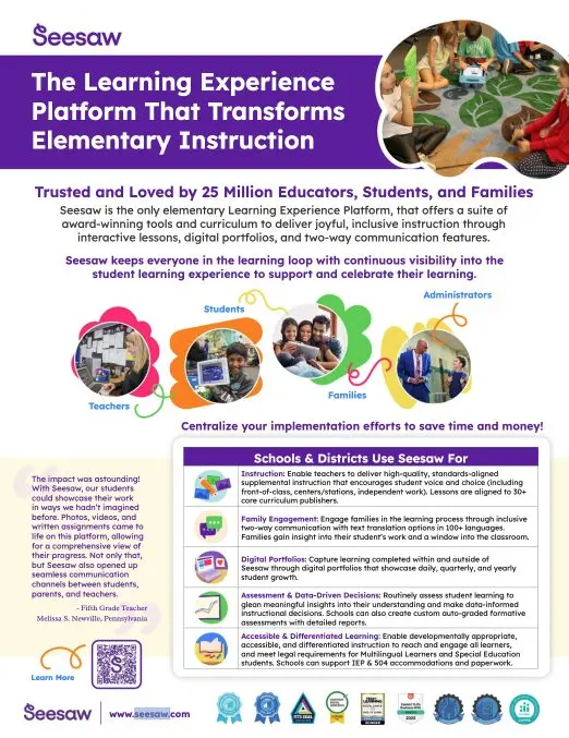What is seesaw for schools store